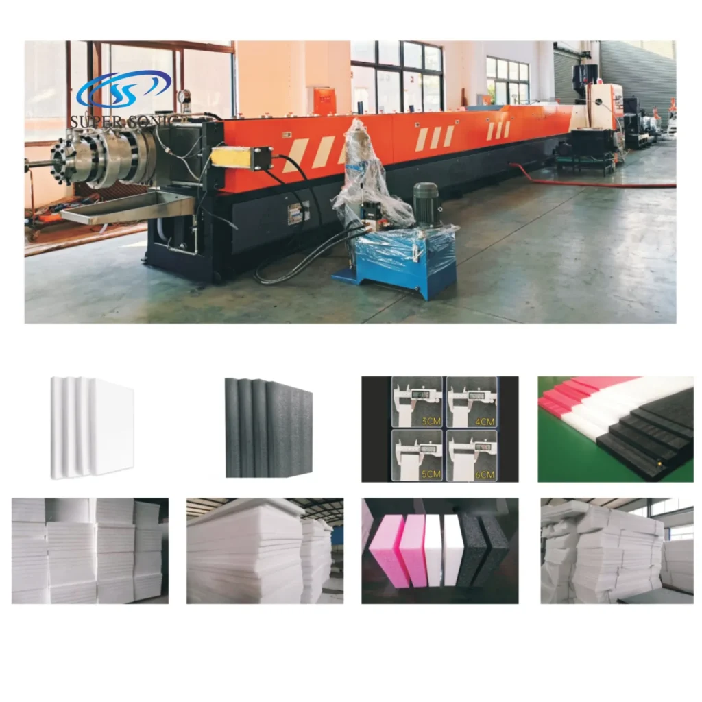 EPE Foam Continuous Board Extrusion Machine – Super Sonic Impex