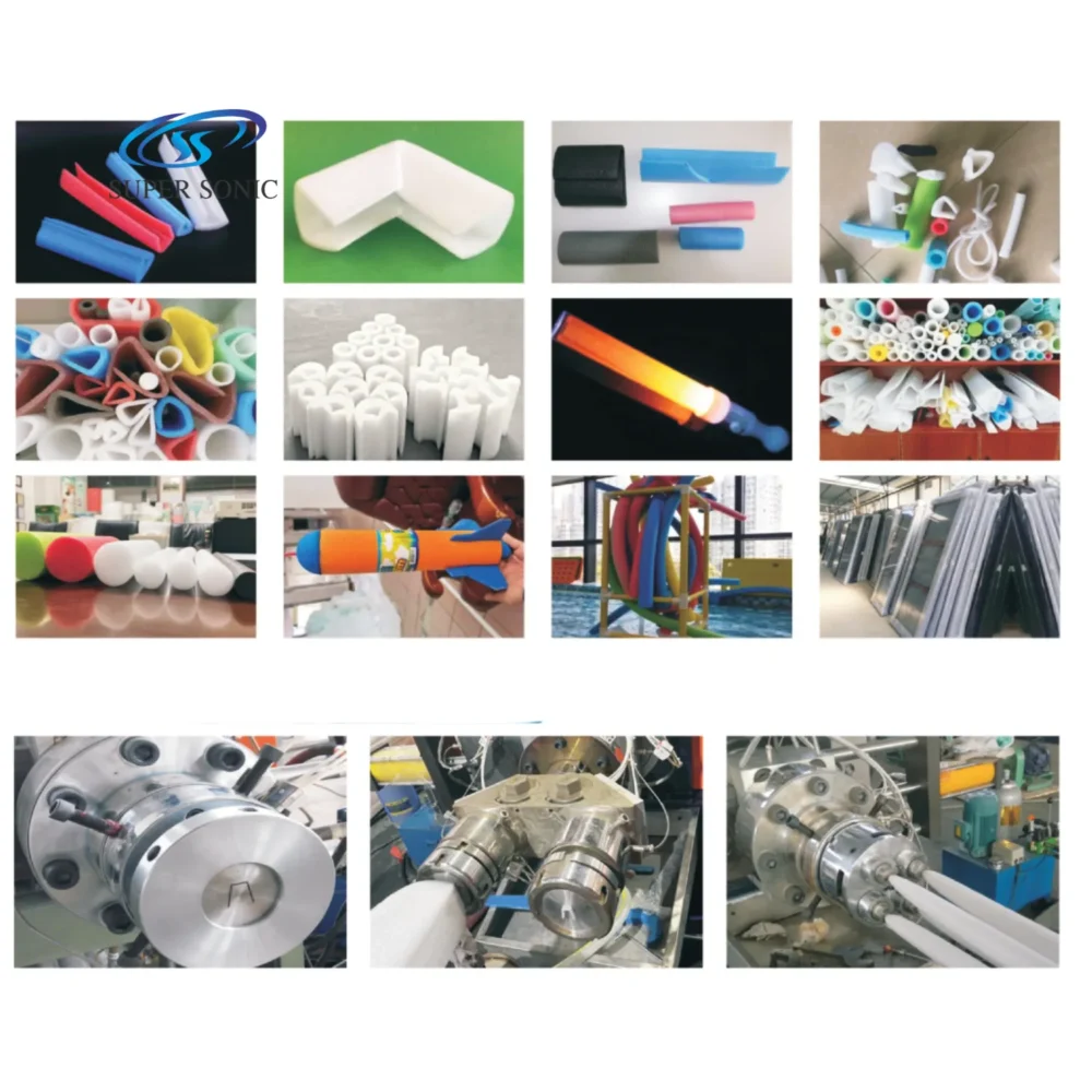 EPE Foam Pipe, Bar and Profile Extrusion Machine – Super Sonic Impex